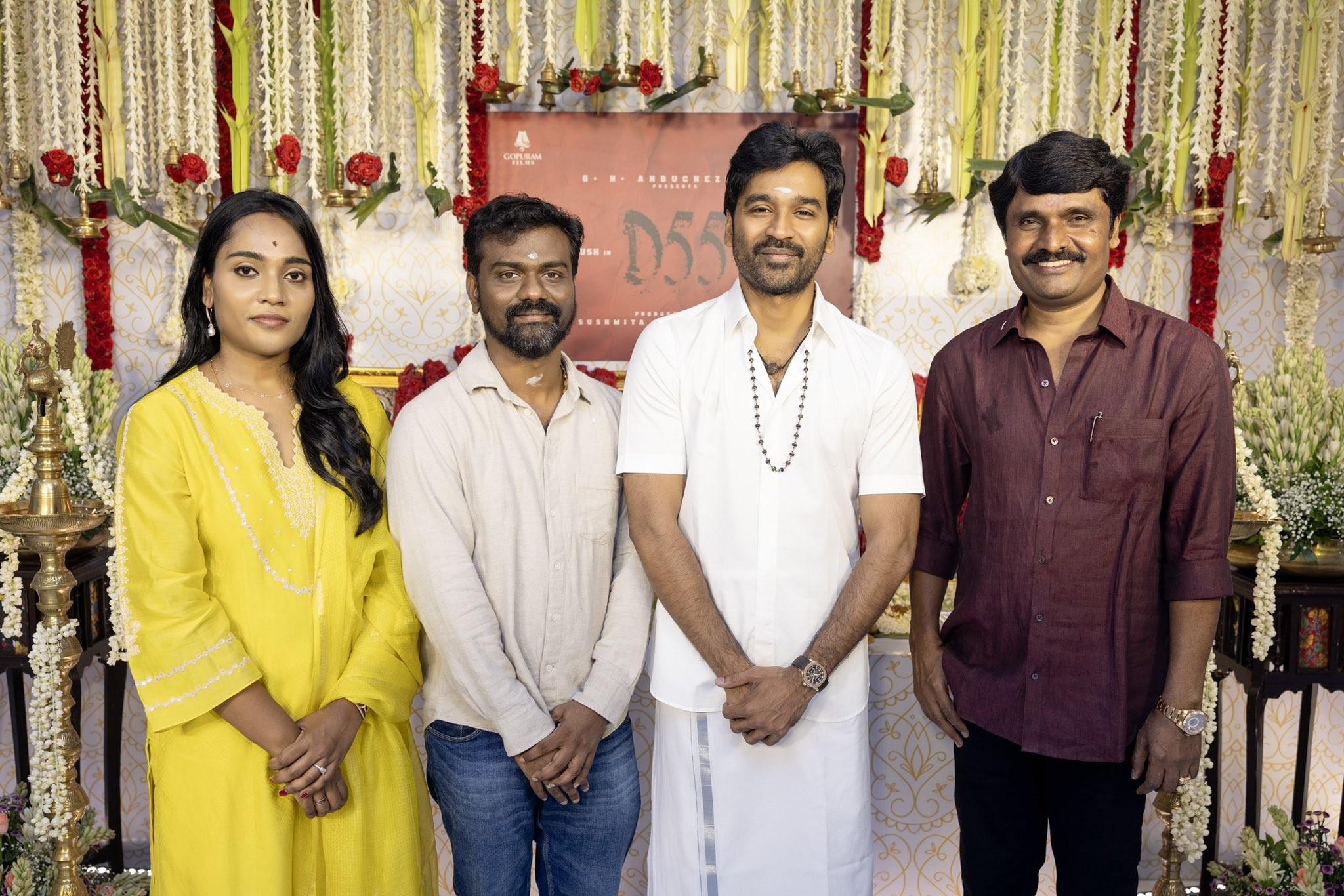 D55: Dhanush, Rajkumar Periasamy's survival theme film goes on floors Tamil Movie, Music Reviews ...